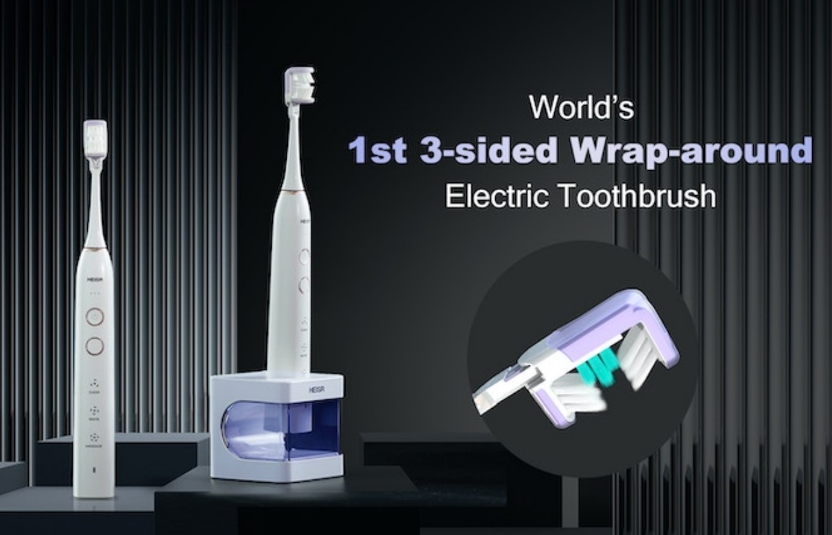 Heisr Launches Worlds First 3-Sided Wrap-Around Electric Toothbrush on ...