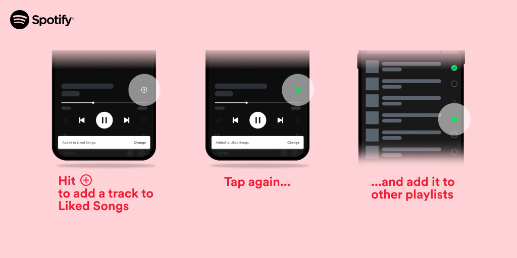 Spotify Ditching the Heart for a Plus Button with Enhanced ...