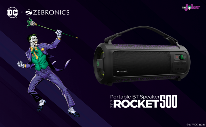 Zebronics Zeb-Rocket 500 Bluetooth SpeakerWith 20W Sound Output ...