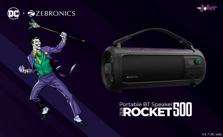 Zebronics Zeb-Rocket 500 Bluetooth SpeakerWith 20W Sound Output ...