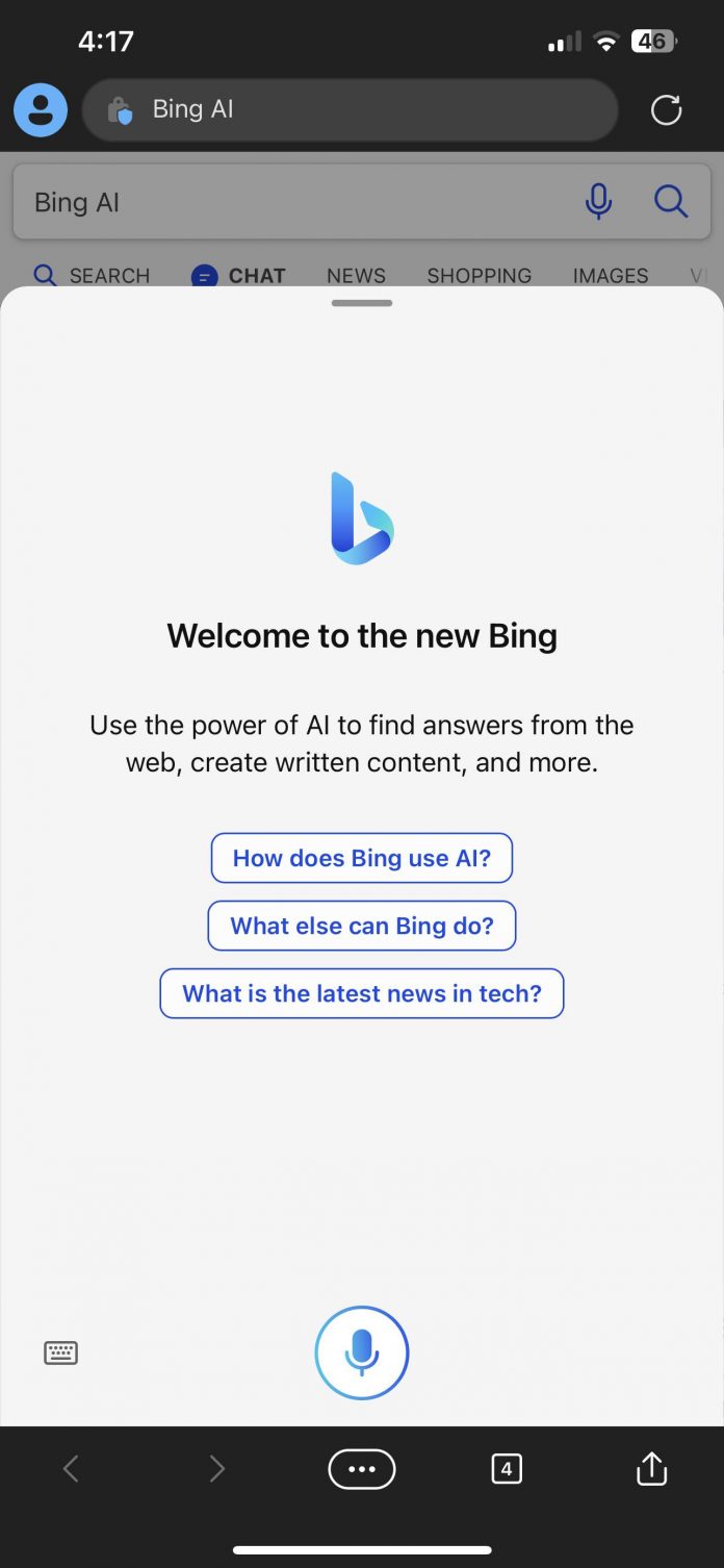 Microsoft Bing Chat Mobile Version Rolling Out to Select Testers ...