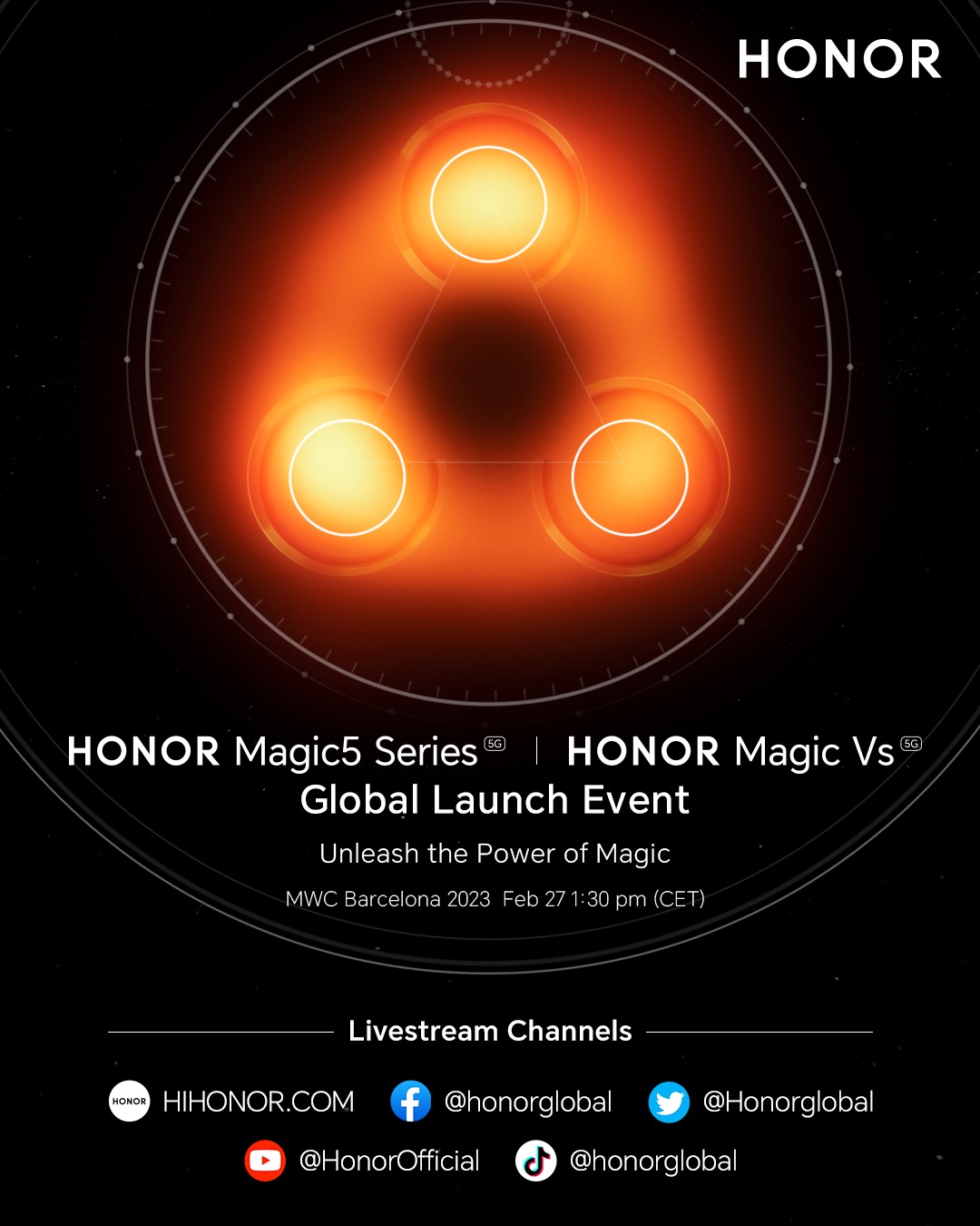 How to Watch the Honor Magic 5 Series Launch Event at MWC 2023 Live ...