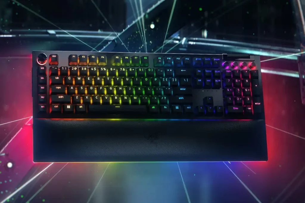 Razer BlackWidow V4 Pro Gaming Keyboard With a Wide Board Design ...