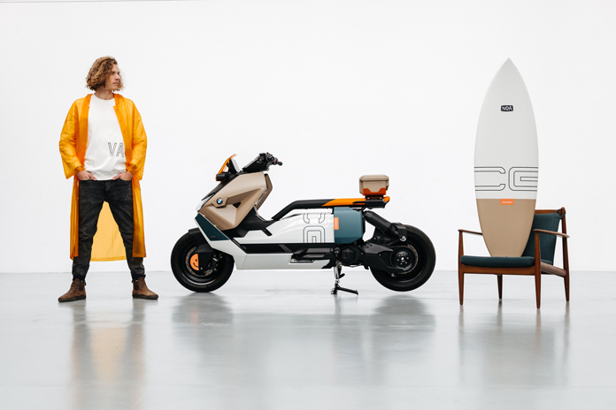 Custom BMW CE 04 Vagabund Moto Concept e-Scooter Unveiled - Gizmochina
