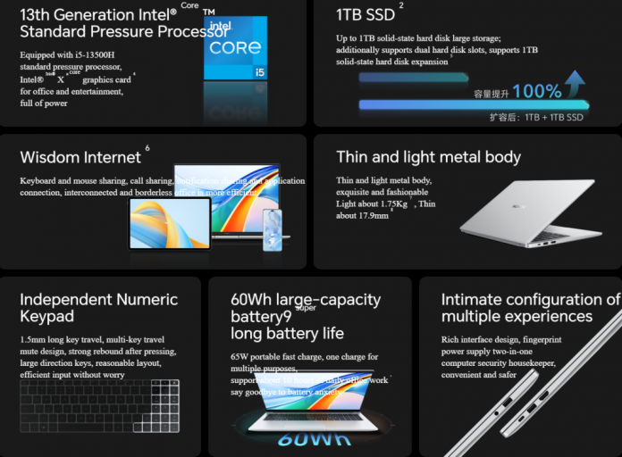 Honor MagicBook X 14/16 Pro Series Notebooks Released in China - Gizmochina