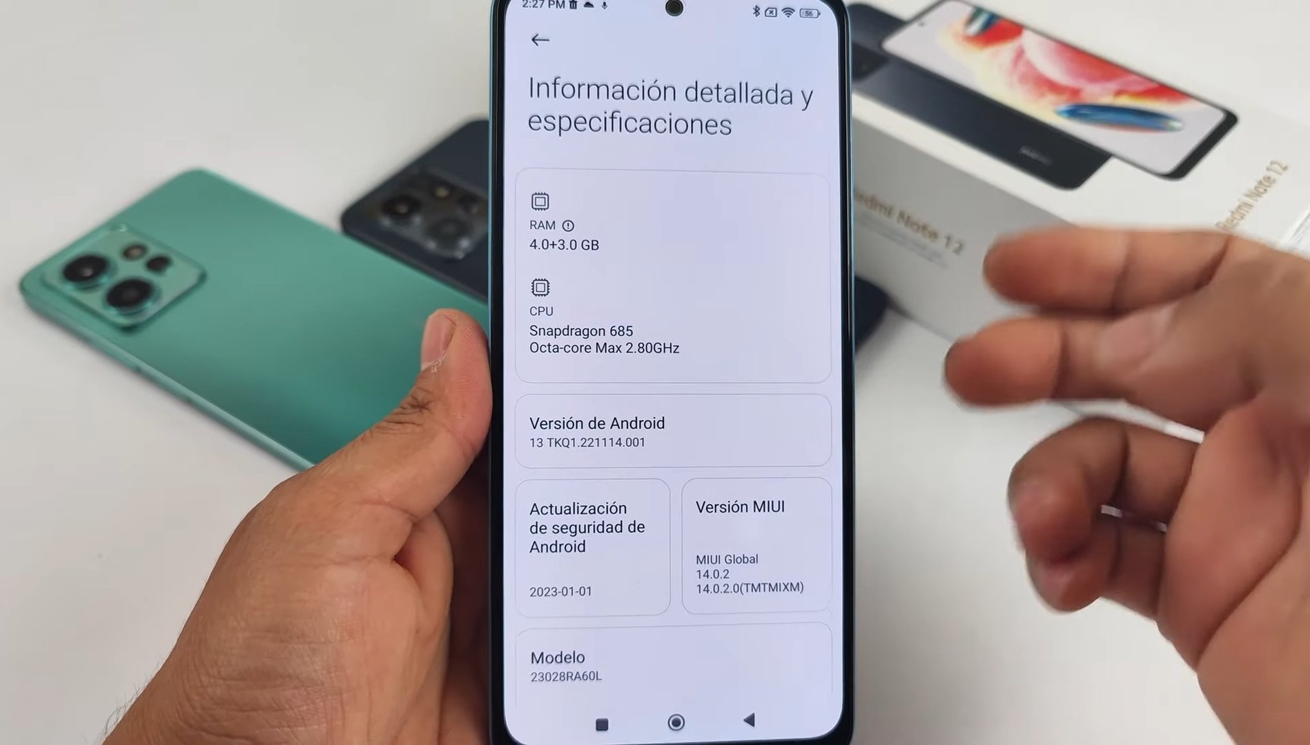 Redmi Note 12 4G Specs Revealed Through Leaked Live Image - Gizmochina