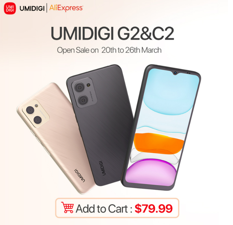 UMIDIGI G2 and C2 Global Launch at AliExpress: Specs, Discount Price ...