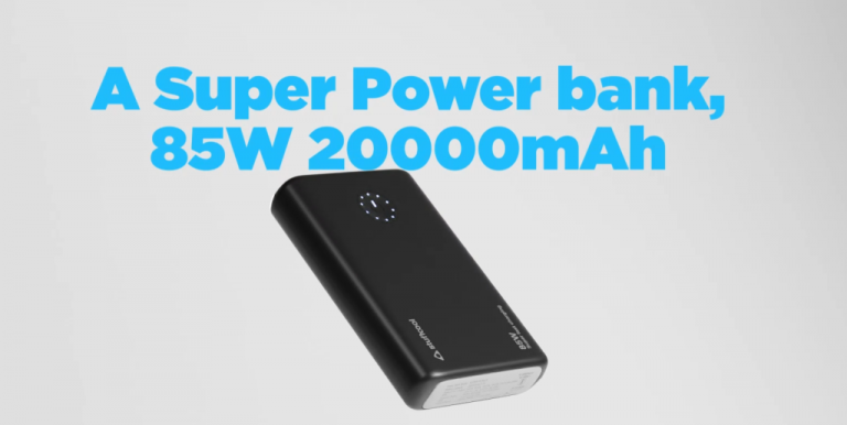 Stuffcool Launches 20,000mAh Superpower 85W Powerbank in India - Gizmochina