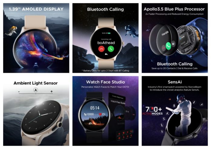 boAt Lunar Connect Pro & Lunar Call Pro watches launched in India with ...