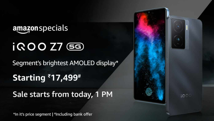 India-Exclusive iQOO Z7 5G Goes on Sale Today with Rs 17,499 Starting Price, Checkout Offers ...