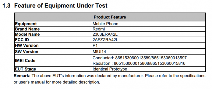 Mysterious Redmi Phone FCC Certified, Variants Revealed - Gizmochina
