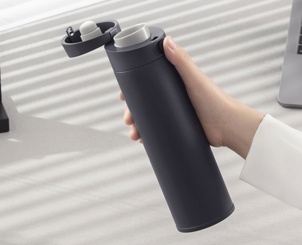 Xiaomi unveils the MIJIA Thermos Cup Flip-top version 2 priced at 99 yuan ($14) - Gizmochina