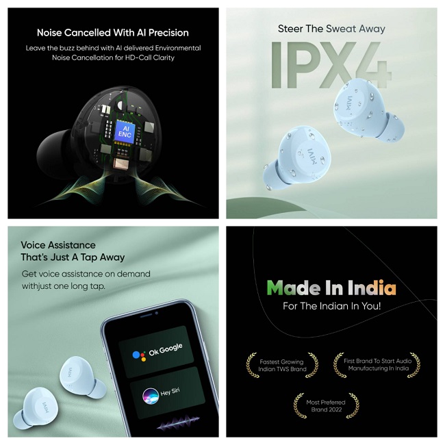 Mivi DuoPods K1 earbuds with 42h battery life launched in India for Rs ...