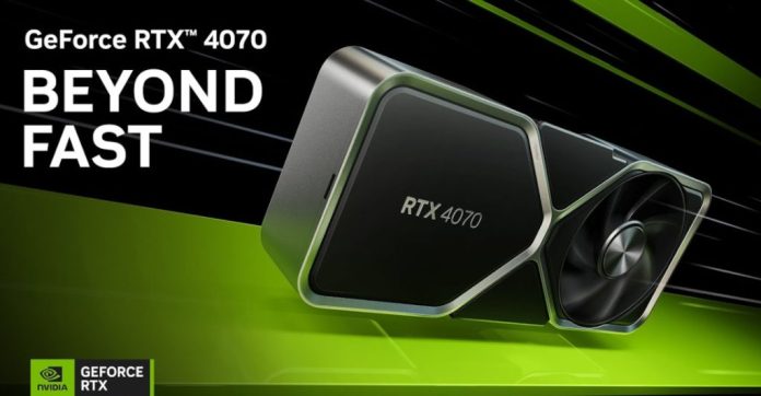 Nvidia unveils GeForce RTX 4070 GPU, Up to 1.7x faster than RTX 3070 Ti ...