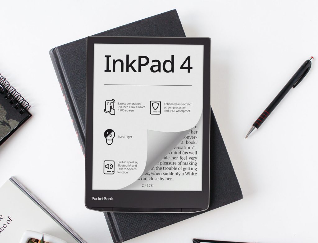 Pocketbook InkPad 4 e-reader with a 7.8-inch display unveiled for $289 ... Pocketbook InkPad 4 e-reader with a 7.8-inch display unveiled for $289 ...
