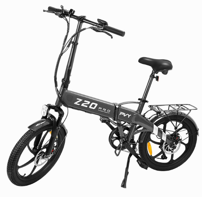 PVY launches Z20 PRO Cost-effective Foldable Ebike: 80km Range & Shimano 6-Speed Gear System ...