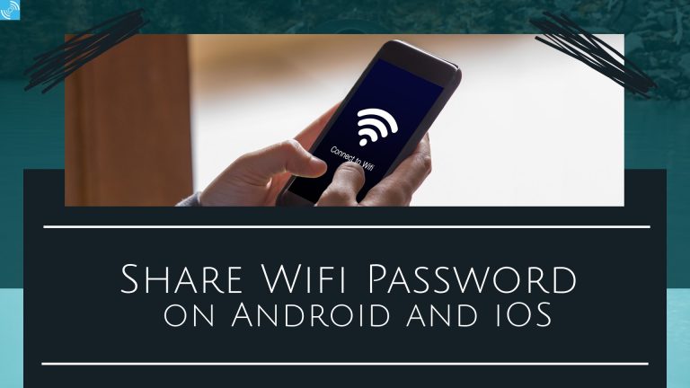 How to Share Wifi Password on Android and iOS - Gizmochina