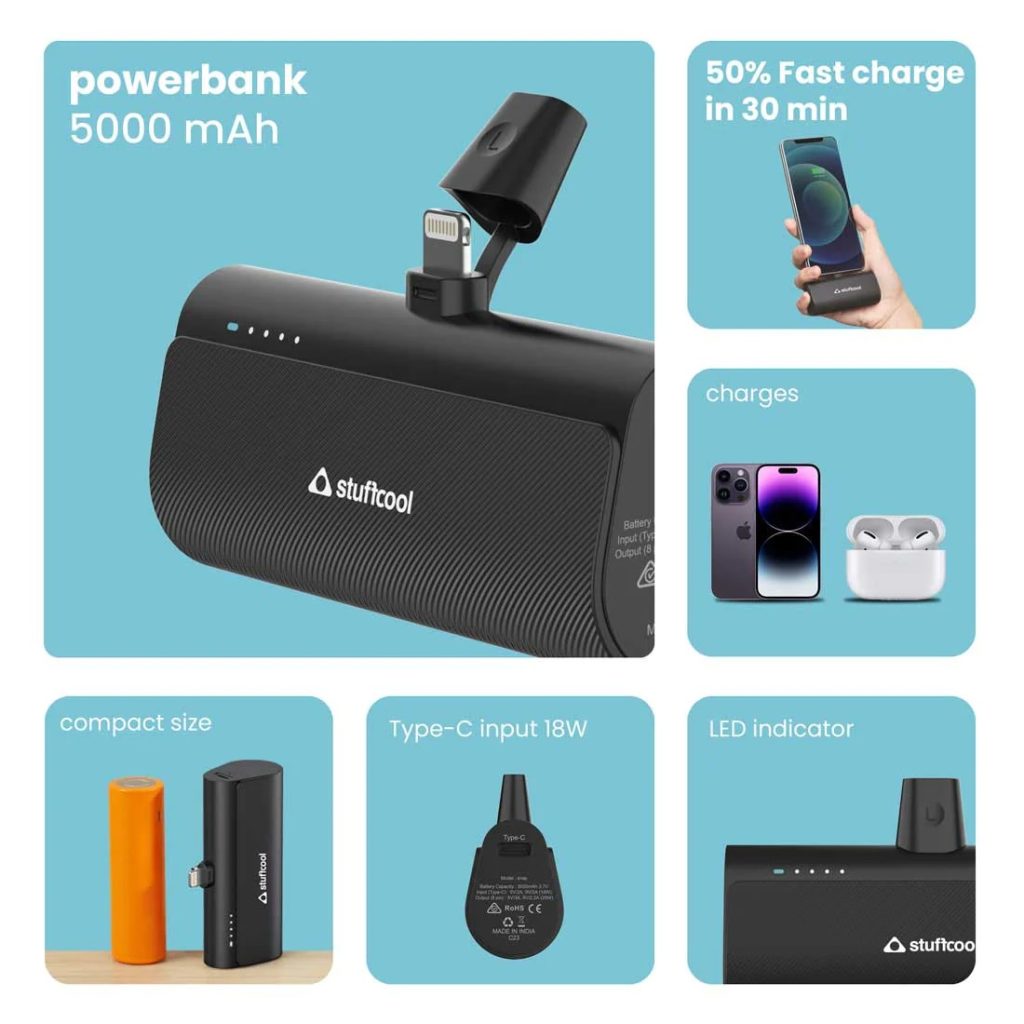 Stuffcool launches Snap Lightning 5,000mAh Powerbank for Apple products ...