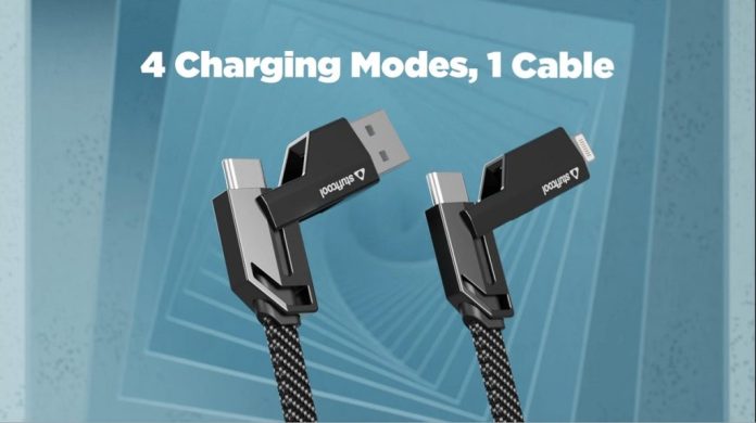 Stuffcool Quad Pro 4-in-1 cable with PD60W Type-C to C/lightning, braided design launched in ...