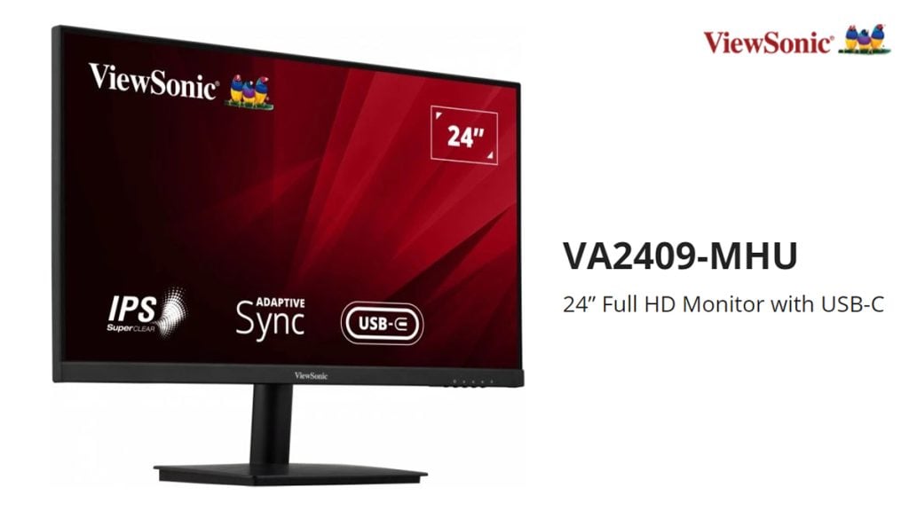 ViewSonic VA2409 debuts as an affordable 24-inch Monitor with built-in ...
