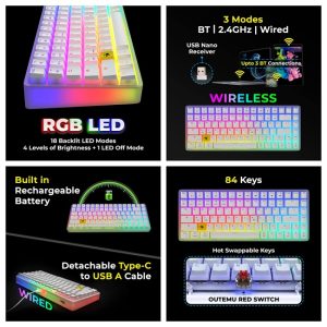 Zebronics Zeb-Max Ninja 200 RGB Mechanical Keyboard launched in India ...