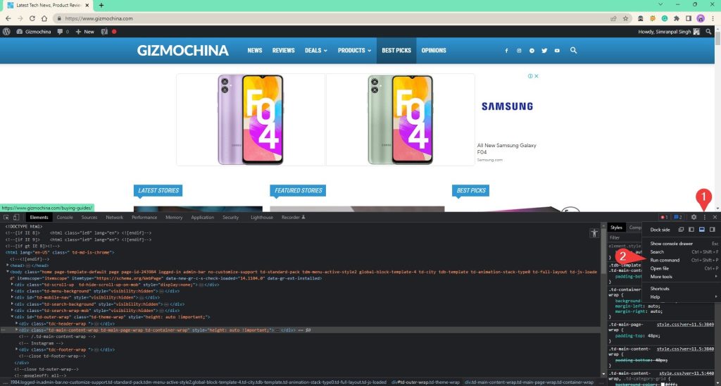 How to take Screenshot on Chrome Browser - Gizmochina