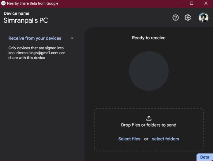 How to use Nearby Share on Android and Windows - Gizmochina