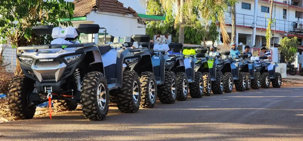 Powerland Tachyon electric ATV manufactured in India unveiled; hitting ...