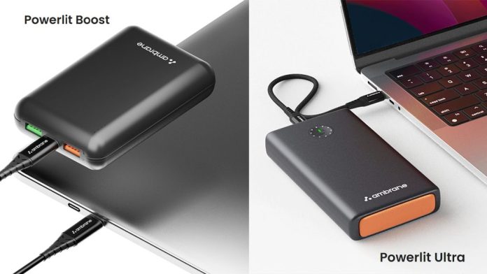 Ambrane Powerlit Ultra, Powerlit Boost Power Banks With Massive Battery ...
