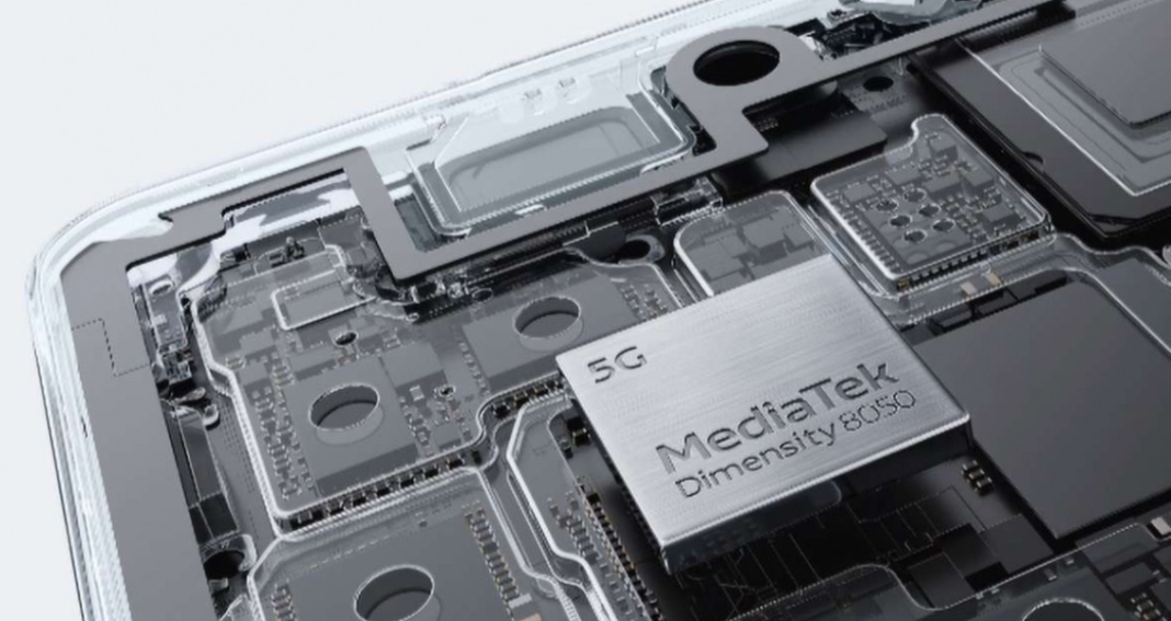 Dimensity 8050 is MediaTek’s latest mid-range chip with a 3GHz prime ...