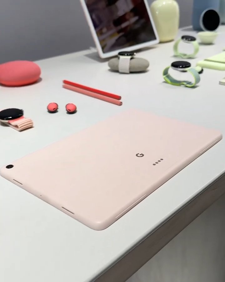 Google Pixel Tablet Official image leaks showing off front view ...