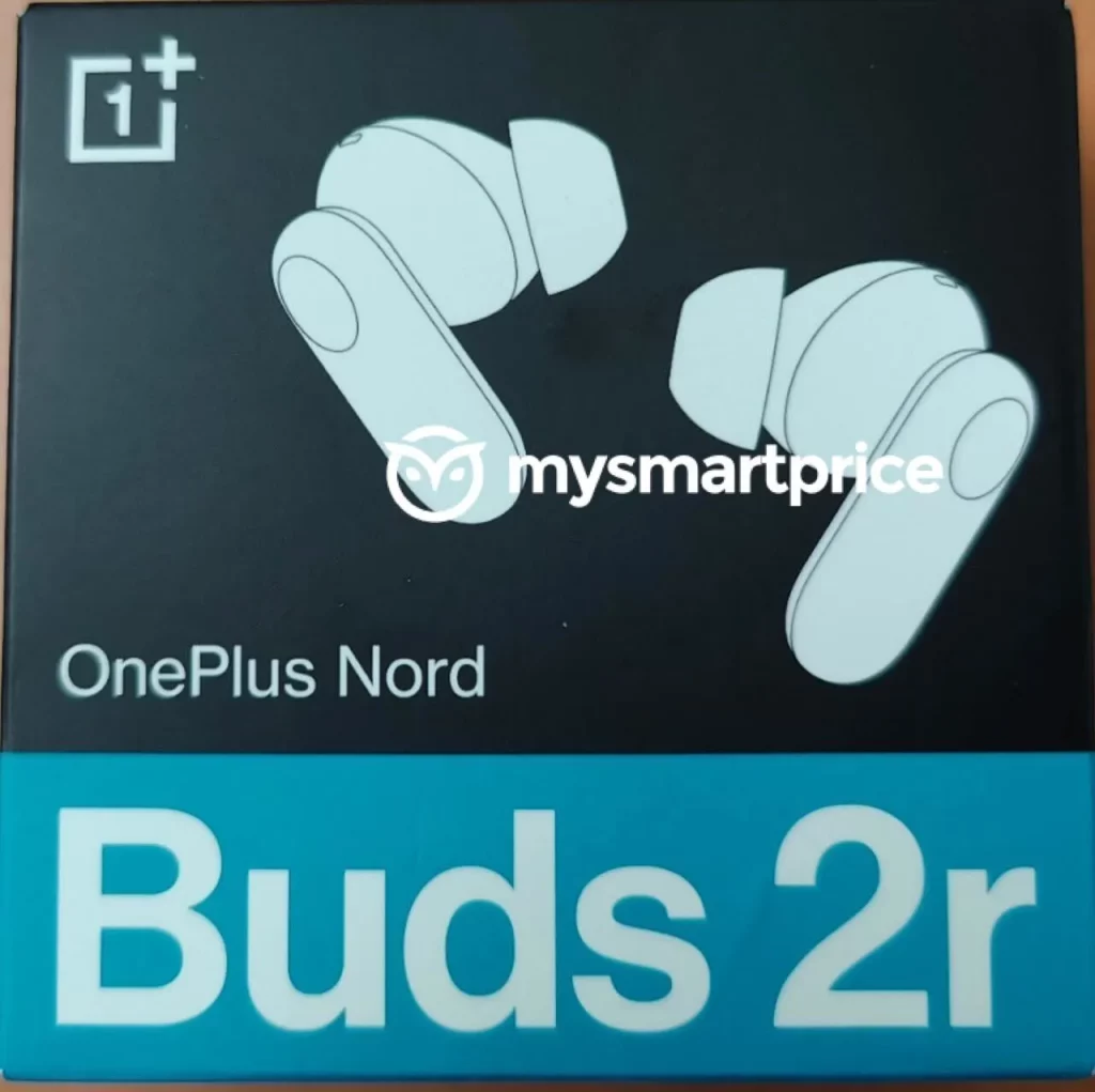 OnePlus Nord Buds 2r design revealed via retail box image - Gizmochina