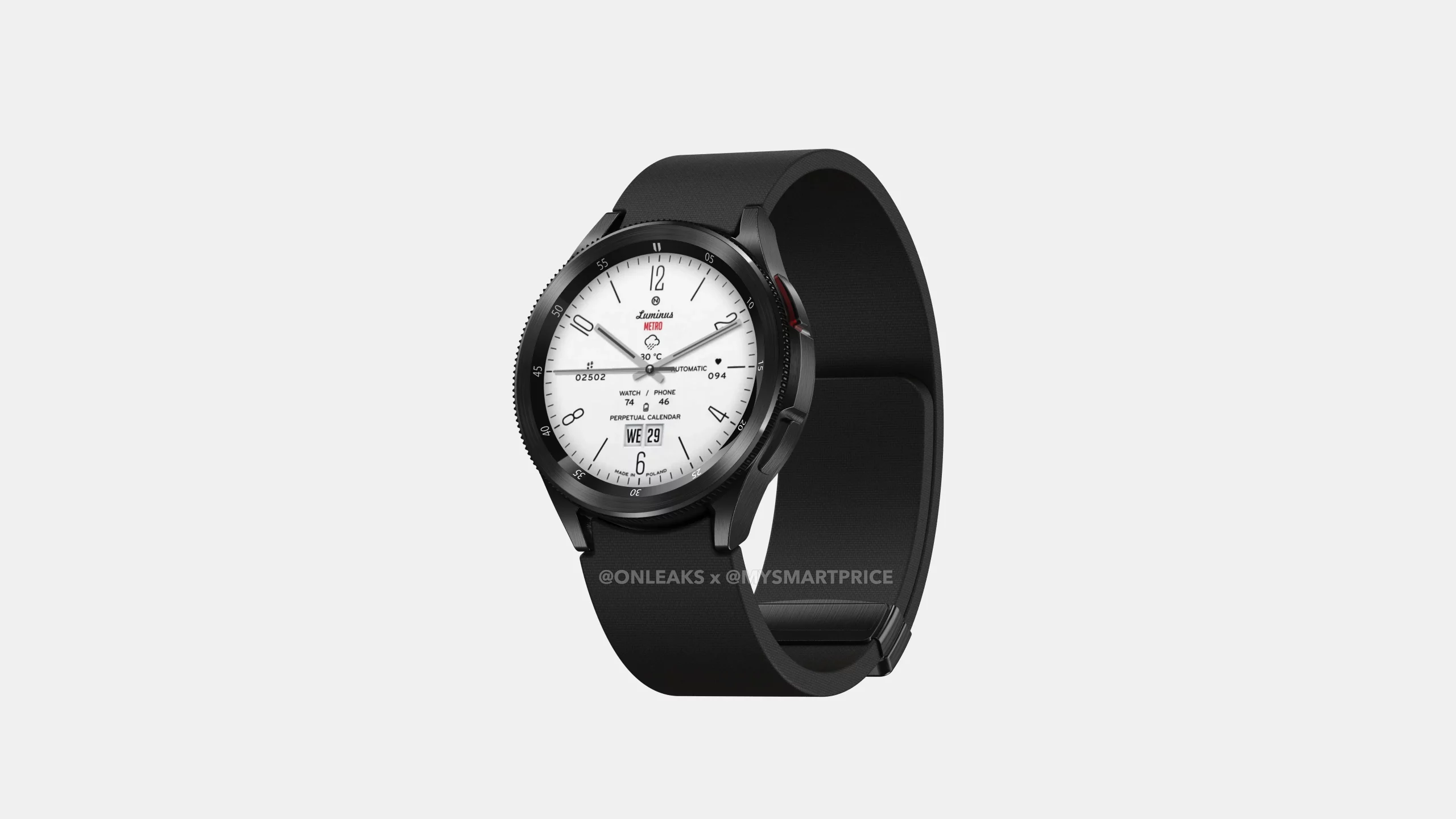 Samsung Galaxy Watch 6 Classic renders leaked with rotating bezels - Gizmochina