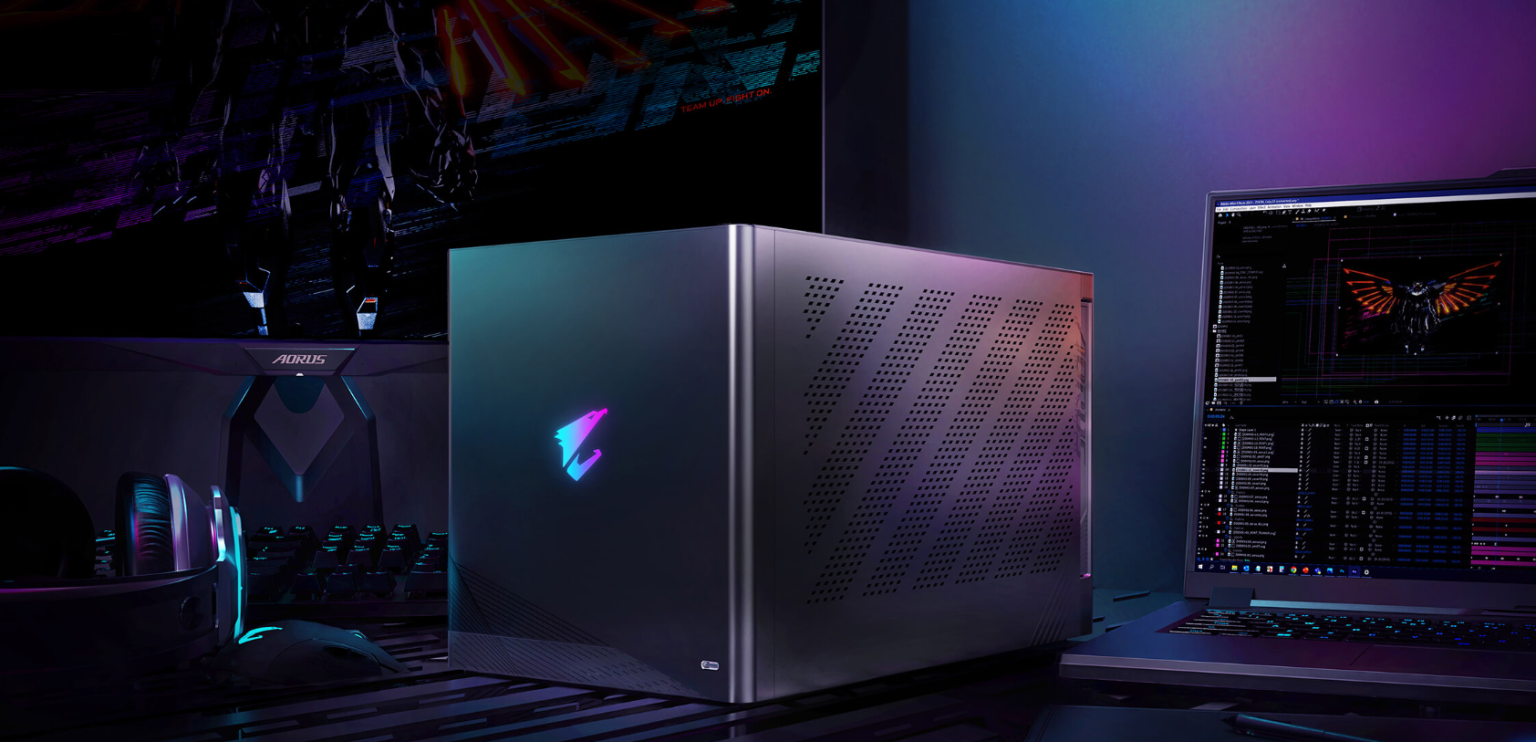 Gigabyte Aorus RTX 4090 Gaming Box eGPU unveiled with in-built liquid ...