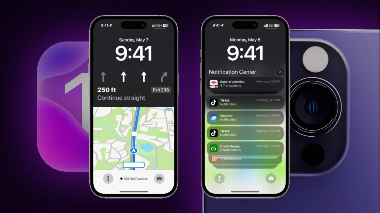 Apple Reinvents Lock Screen Navigation with iOS 17's Apple Maps Live ...