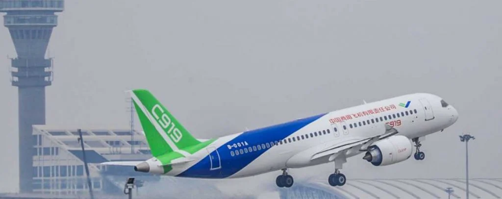 China’s first locally manufactured passenger plane - the C919 completes ...