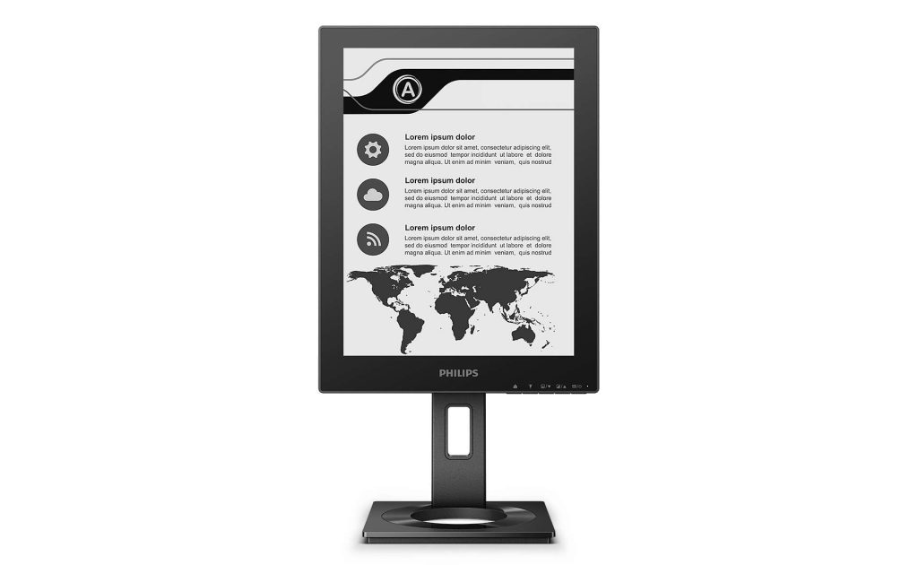 Philips Business Monitor with a 13.3-inch e-ink display launched at ...