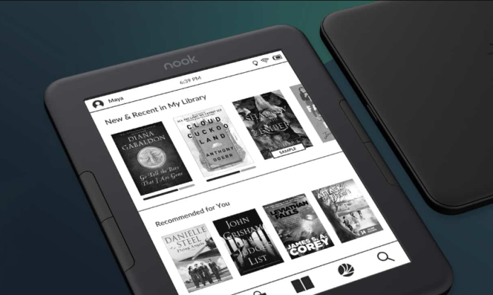 Barnes & Noble showcases the NOOK GlowLight 4 Plus e-reader with a 7.8 ...