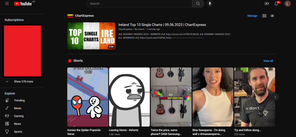 Google Quietly Pushes New YouTube UI That Puts YouTube Shorts onto the Top of Your Subscription ...