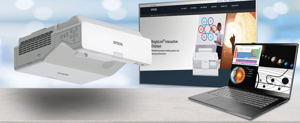 Epson BrightLink 770Fi Interactive UST Laser Display with 4,100 lumens peak brightness Unveiled ...