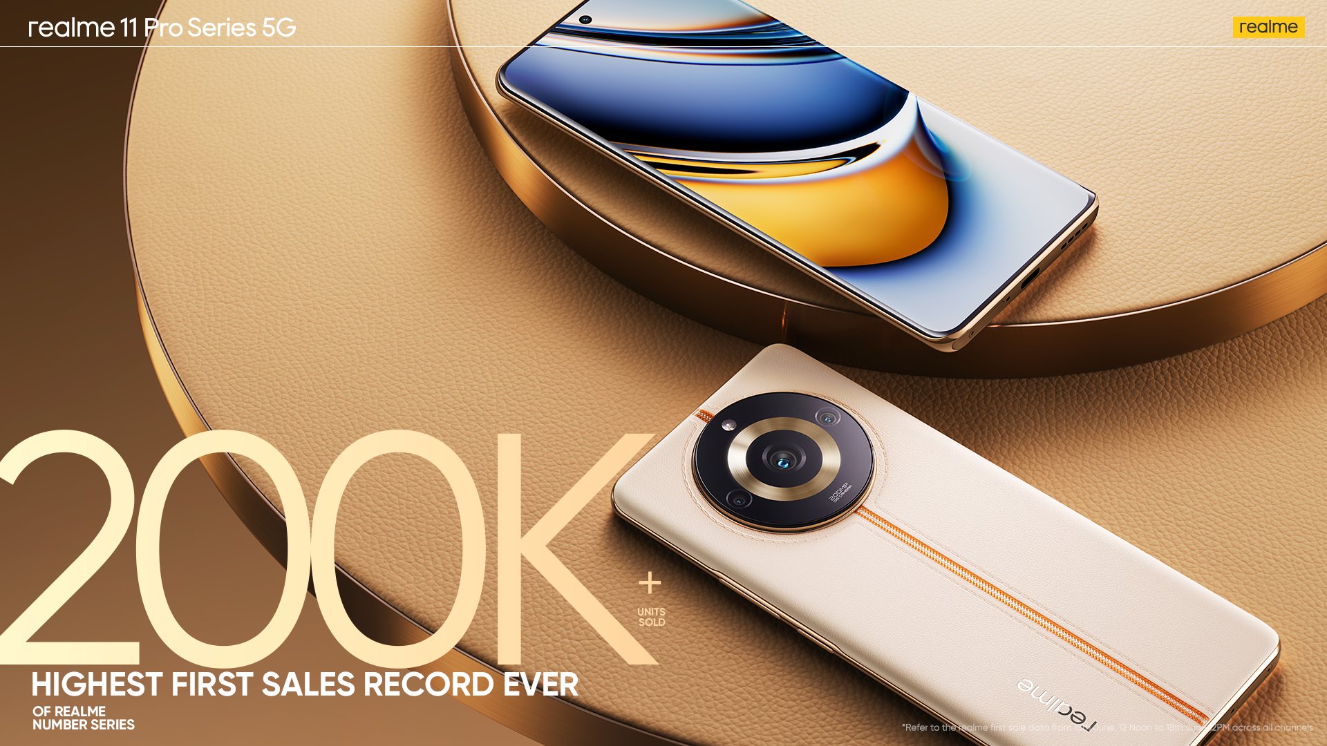 Realme 11 Pro series sets new record with 200K units sold in just 5 ...