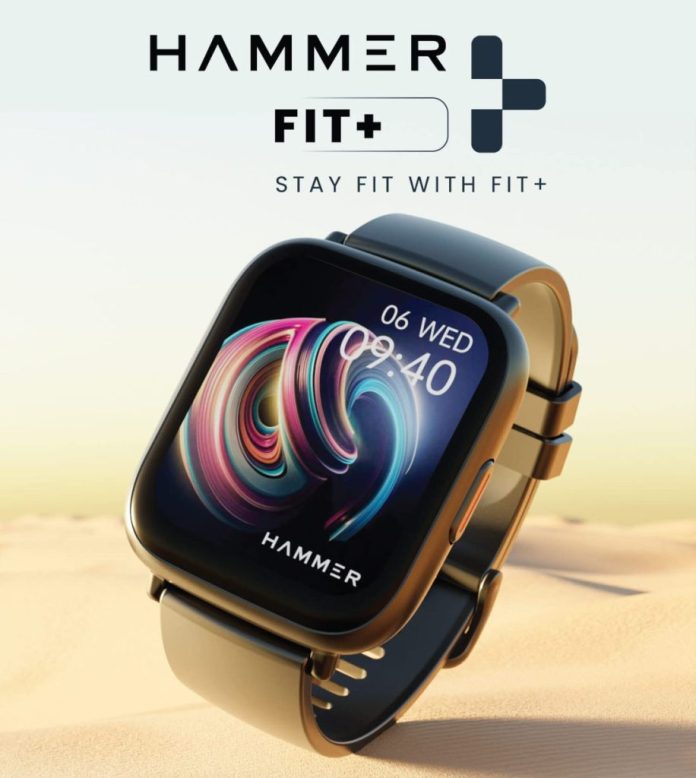 Hammer Fit+ Smartwatch With A 1.86-inch Display Launched In India ...