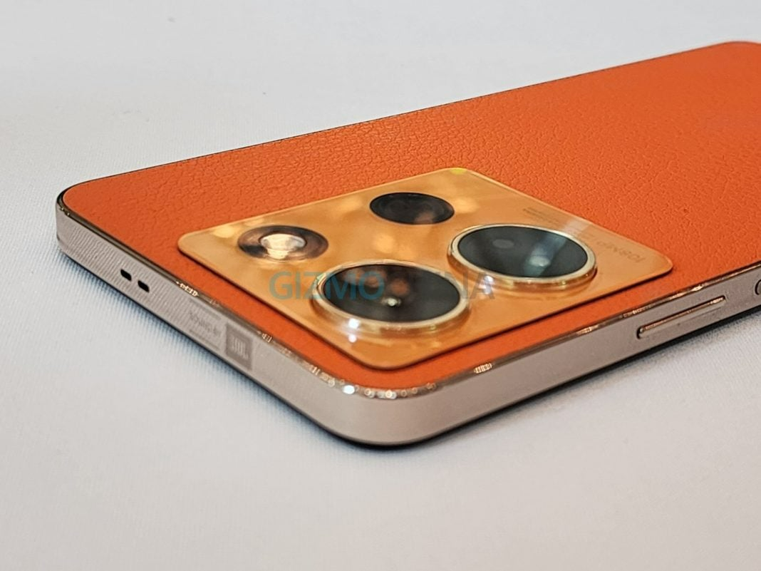 Infinix Note 30 5G Sunset Gold with leather back’s first sale date for ...