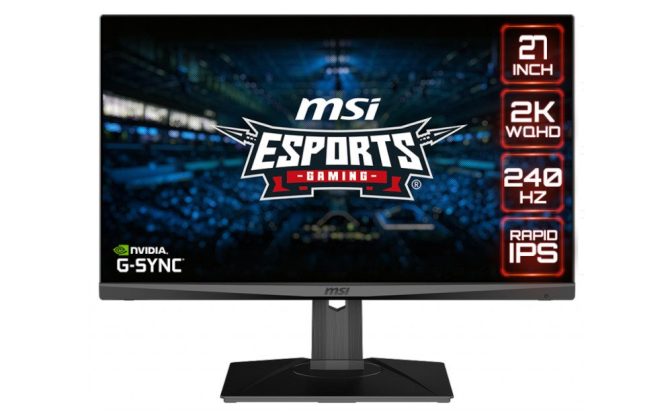 MSI Optix G274QPX 2K IPS gaming monitor launched with 240Hz refresh ...