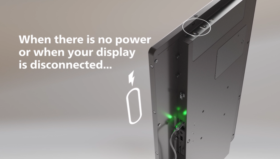 Philips Tableaux with a 25-inch E INK Advanced Color e-paper display ...