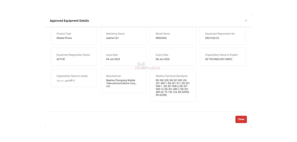 Realme C51 receives TDRA certification, launch imminent - Gizmochina
