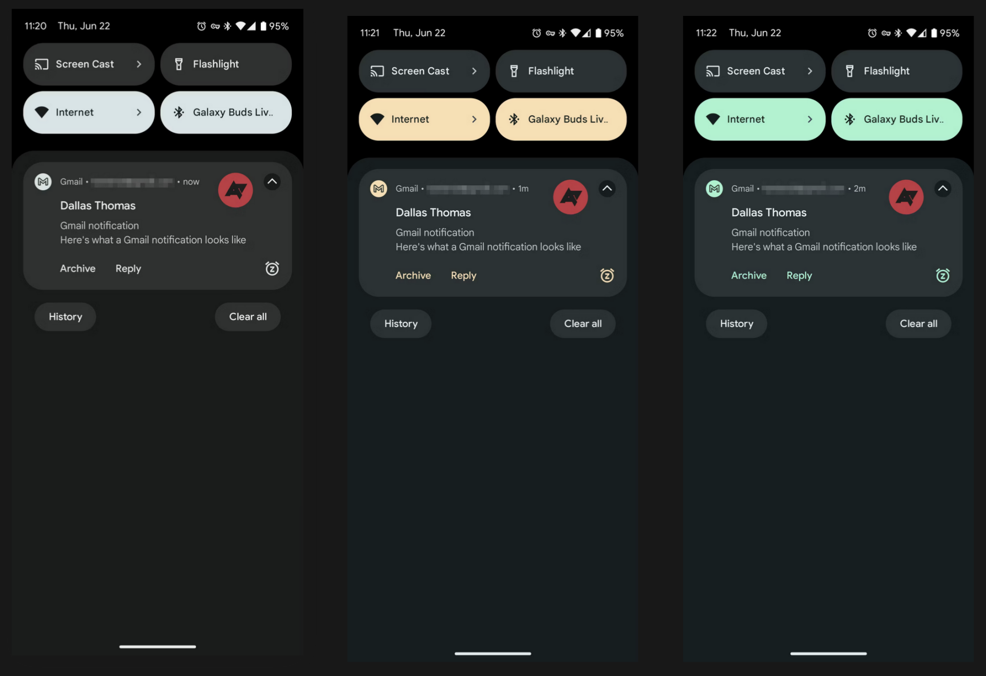 Google updates Gmail to have Themed Icon in Status Bar Notification ...