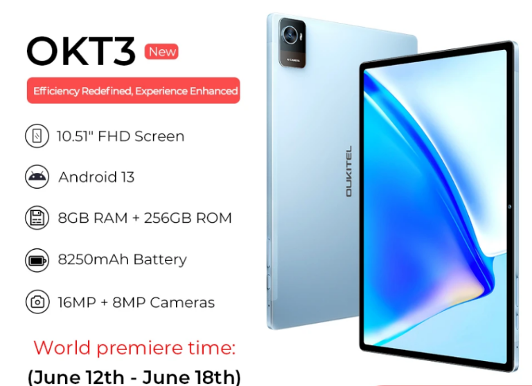 Global Launch Sale: Get Massive Discount on the Oukitel OKT3 10.5-inch ...