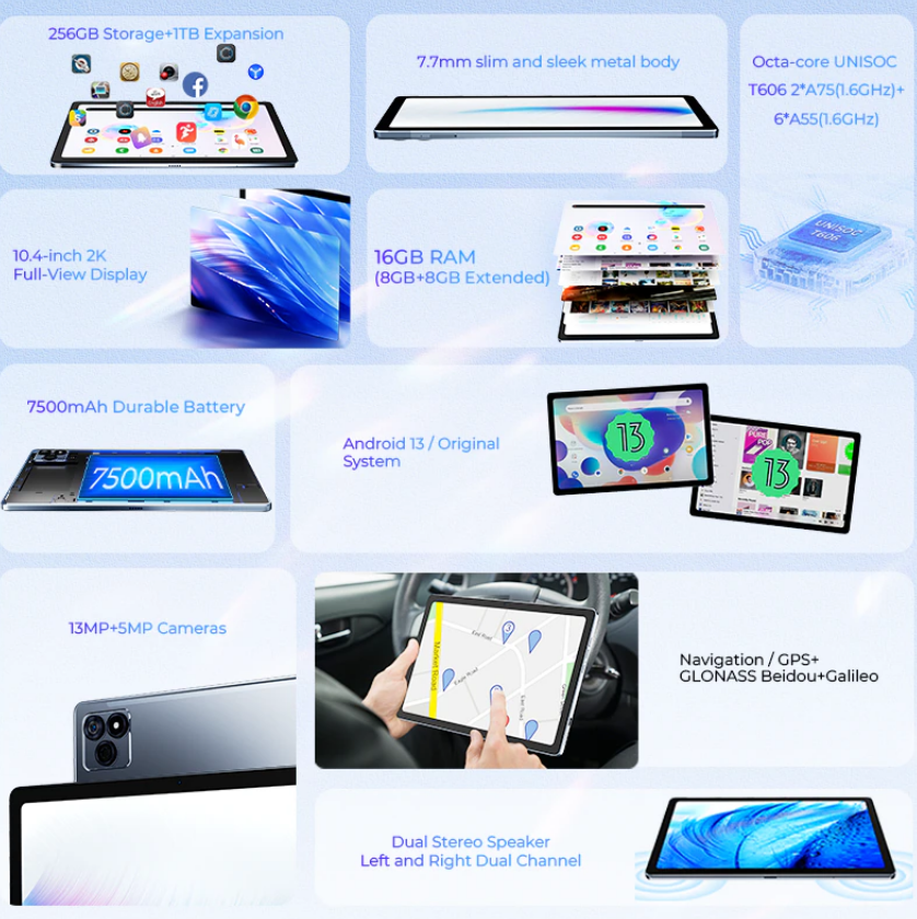 HOTWAV Pad 8, 10-inch Tablet: A Blend of Performance, Portability, and ...