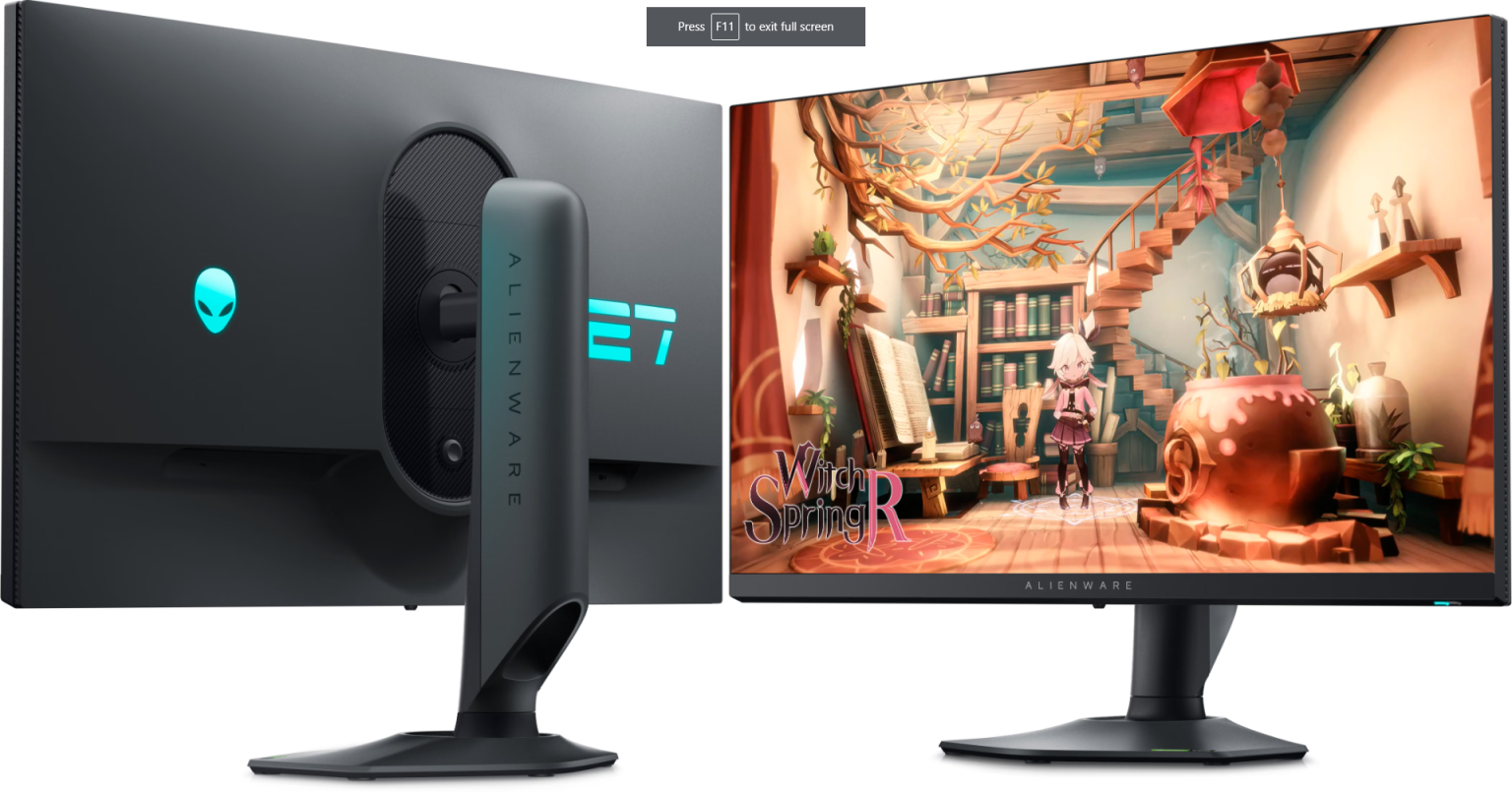 Alienware AW2724DM gaming monitor launched with 27" 2K 180Hz IPS panel ...